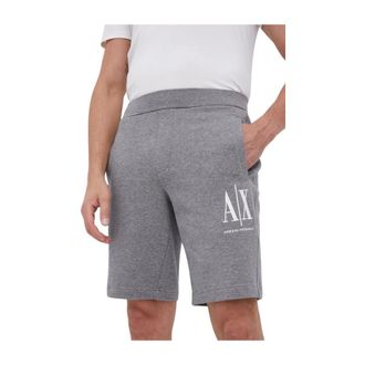 A|X Armani Exchange Shorts d&eacute;contract&eacute;s - Homme - Shorts - Gris - Taille: 2XL