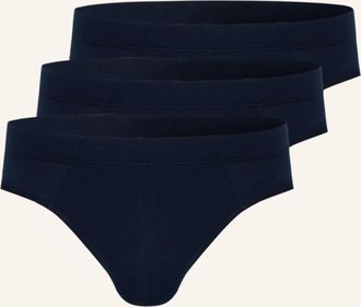 Schiesser 3er-Pack Slips 95/5 blau