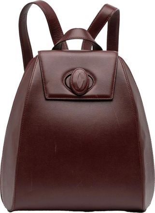 Cartier Rucks&auml;cke - Leather Must De Cartier Backpack - Gr. unisize - in Rot - f&uuml;r Damen