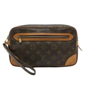 Louis Vuitton Pre-owned Marly Dragonne Monogram Pochette - Homme - Pre-owned - Brun - Taille: ONE Size