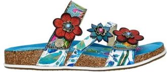 Laura Vita BRCYANO Mules Femme Bleu