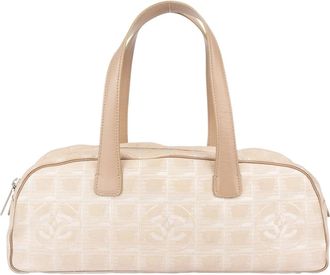 Chanel Crossbody Bags - Chanel Travel Line Monogram Handbag - Gr. unisize - in Beige - f&uuml;r Damen