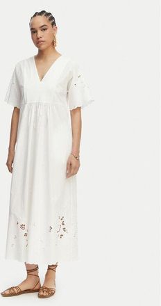 Max Mara Kleid f&uuml;r den Alltag Tartufo 2615621092 Wei&szlig; Relaxed Fit