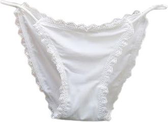 Generic Culotte sans Couture Femme Culotte Femme sans Couture Culotte Femme De Classique Export Europe Dentelle Crotch Renforc&eacute; Soie Glac&eacute;e Seamless Bordures 