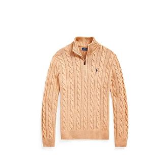 Polo Ralph Lauren Pull col zipp&eacute; en coton