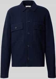 Selected Regular Fit Hemdjacke aus reiner Wolle Modell NEALY