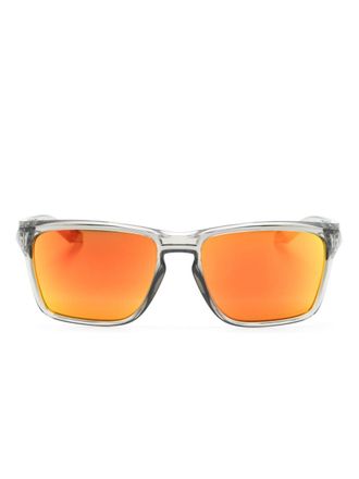 Oakley lunettes de soleil Sylas &agrave; monture carr&eacute;e - Gris