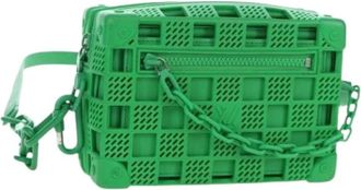 Louis Vuitton Sac bandouli&egrave;re en caoutchouc doccasion - Femme - Pre-owned - Vert - Taille: ONE Size
