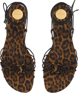 Saint Laurent Babylone Sandals - Multicolor