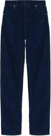 Stone Island Homme, Pantalons, Bleu, Taille: W31 Pantalon en velours c&ocirc;tel&eacute;