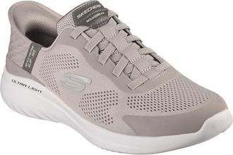 Skechers Emerged Baskets à Enfiler Mains Libres Bounder 2.0 pour Homme, Taupe, 42 EU
