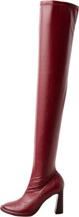 Patrizia Pepe Femme, Chaussures, Rouge, Taille: 38 EU Bottes cuissardes