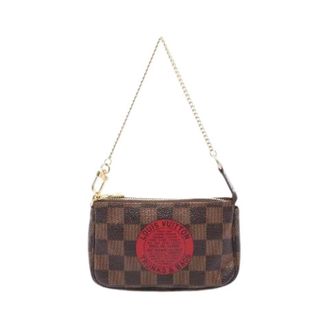 Louis Vuitton Pre-owned Mini Pochette Accessoires Damier Handbag - - Pre-owned - Damen - Braun - ONE SIZE