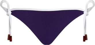 Vilebrequin Femme, Maillots de bain, Violet, Taille: 40 FR Florly Bas de Bikini &agrave; Nouer sur le C&ocirc;t&eacute;