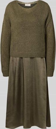 robe l&eacute;g&egrave;re Midikleid im Double-Layer-Look