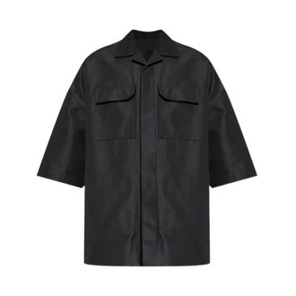 Rick Owens Oversized Kurzarmhemd - - Shirts - Herren - Schwarzk - L