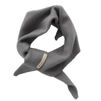 Generic &Eacute;charpe triangulaire en laine, &eacute;charpe triangulaire tricot&eacute;e pour femme, &eacute;charpes tricot&eacute;es multifonctionnelles, &eacute;charpes en tricot chaud, couleur uni