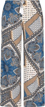 Usha Hose Frauen blau mehrfarbig