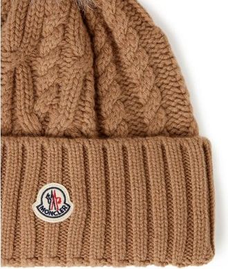 Moncler Wolle und Kaschmirkappe - Beige