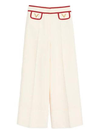 Valentino Garavani pantalon Crepe Couture - Tons neutres