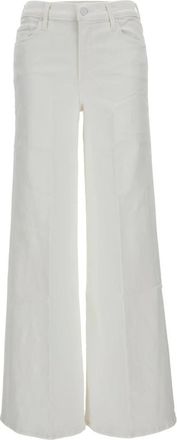 Mother Femme, Jeans, Blanc, Taille: W25 Wide Jeans
