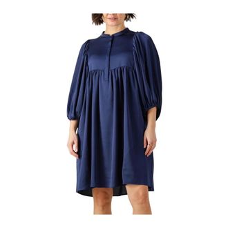 Bruuns Bazaar Bbsarina Kleid - - Dresses - Damen - Blau - M