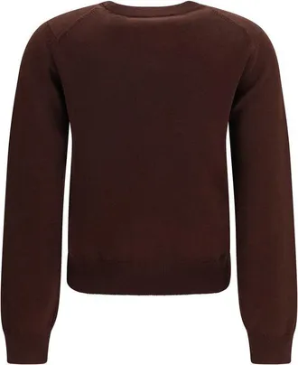 Maison Kitsun&eacute; Merino Wool Sweater - Brown