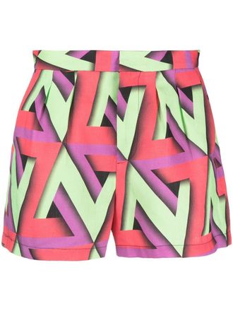 Rachel Comey Shorts mit abstraktem Print - Grün