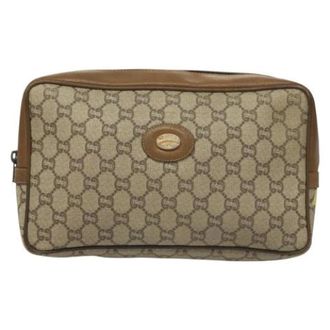 Gucci Pre-owned Cuir pochettes-minaudieres - Femme - Pre-owned - Beige - Taille: ONE Size