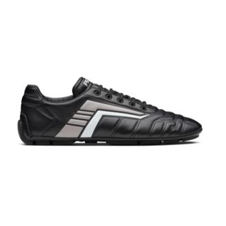 Prada Sneakers mit Logo-Polsterung - - Shoes - Herren - Schwarzk - 40 1/2 EU