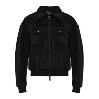 Dsquared2 Pelzjacke - - Jackets - Herren - Schwarzk - 3XL