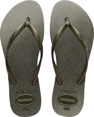 Havaianas Slim Gloss, Stylische, Robuste und Vielseitige Badelatschen für Frauen mit einem Hauch von Glamour, Rutschfeste Sohlen