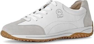 Gabor Baskets basses pour femme, semelle int&eacute;rieure amovible, Blanc 51, 38.5 EU