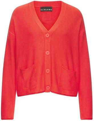 Elbsand Strickjacke aus hochwertigem Feinstrick, Loungewear