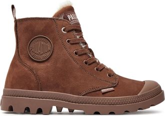 Palladium Schnürstiefeletten Palladium PAMPA HI ZIP WL 95982-292-M Braun