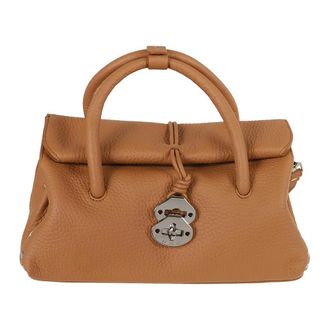 Zanellato Schultertasche mit Doppel-Fach - - Bags - Damen - Braun - ONE SIZE