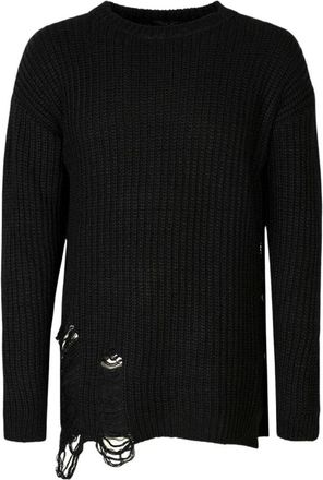 Xagon Man Rundhals-Strickware - - Knitwear - Herren - Schwarzk - 2XL