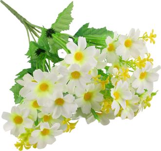 Generic 6 B&uuml;ndel von 6 K&uuml;nstliche Blumen, K&uuml;nstliche Balkonpflanzen Innen, k&uuml;nstliche Blumen Wie Echt Kunstblumen Plastik Blumen Dekoration, Faux Kunststoff b