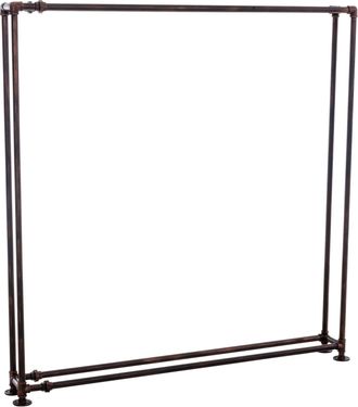 Clp Kaminholzständer Tinos I Robuster Kaminholzständer Aus Metall I Holzlager Im Industrial Look I Stapelhilfe Für Brennholz, Farbe:Bronze