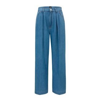 HUGO BOSS Denim Wide Leg - - Jeans - Damen - Blau - W30 L32