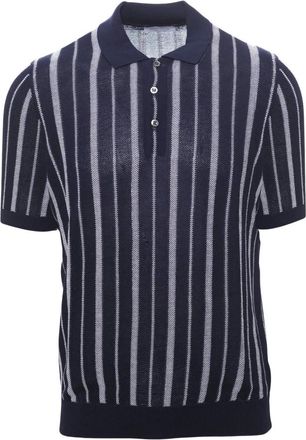 Gran Sasso Homme, Tops, Bleu, Taille: L Polo Chemises