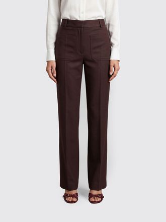 Victoria Beckham Hoch taillierte Alina Hose aus Wollmischung mit weitem Bein