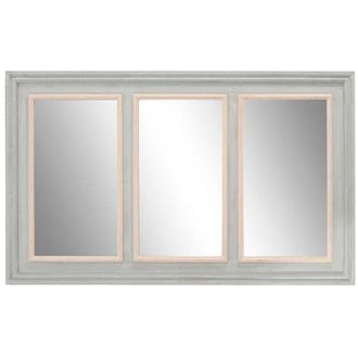 Esprit Home Miroir mural Blanc Gris Bois 150x90 cm