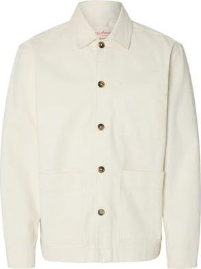 Selected Surchemise col classique en coton m&eacute;lang&eacute;