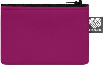 PP-Berlin Etui Klein, Softshell Fuchsia, Mini, Vegan, Handgen&auml;ht in Berlin Geldb&ouml;rse f&uuml;r Kinder Damen, Herren, Unisex