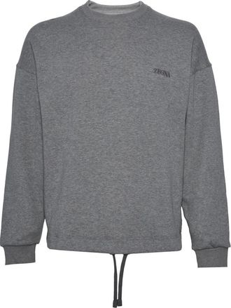 Ermenegildo Zegna Homme, Sweatshirts et sweats à capuche, Gris, Taille: XL Zegna Sweaters Grey