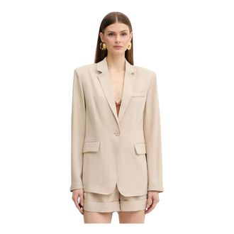 Fracomina Pocket Blazer - - Jackets - Damen - Beige - XS