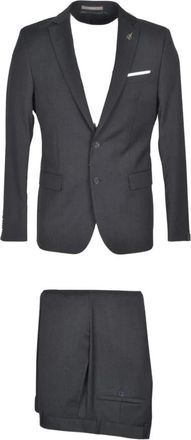 Paoloni Homme, Costumes, Gris, Taille: M Single Breasted Suit
