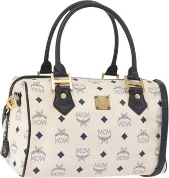 MCM Sac Boston Pre-owned - Femme - Pre-owned - Blanc - Taille: ONE Size