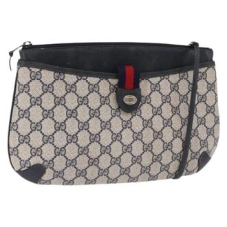 Gucci Pre-owned Vintage GG Canvas Schultertasche - - Pre-owned - Damen - Blau - ONE SIZE